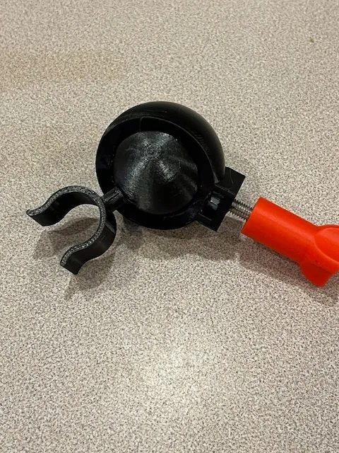 Pole Clamp 25 mm and Ball-socket flashlight holder by Denver - MakerWorld