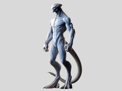 3d printed alien - MakerWorld