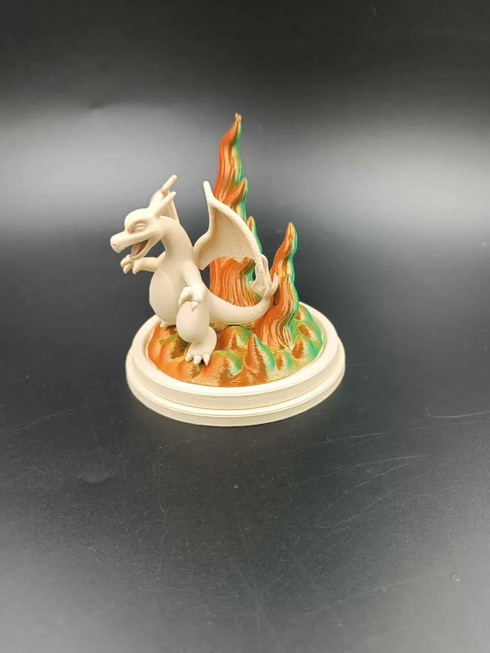 Charizard Pokemon – Figurine on a Fire Base by drakeforge3d MakerWorld ...