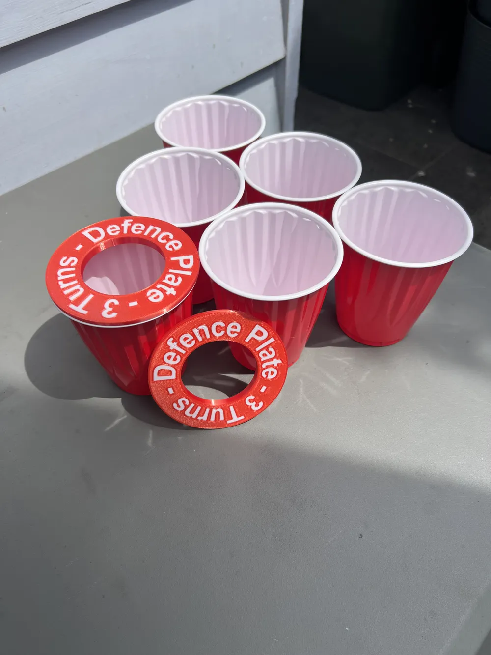 Beer Pong - Verteidigungsplatte V1 – Kostenloses 3D-Druckmodell ...