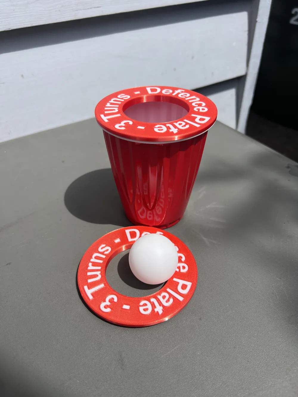 Beer Pong - Verteidigungsplatte V1 – Kostenloses 3D-Druckmodell ...