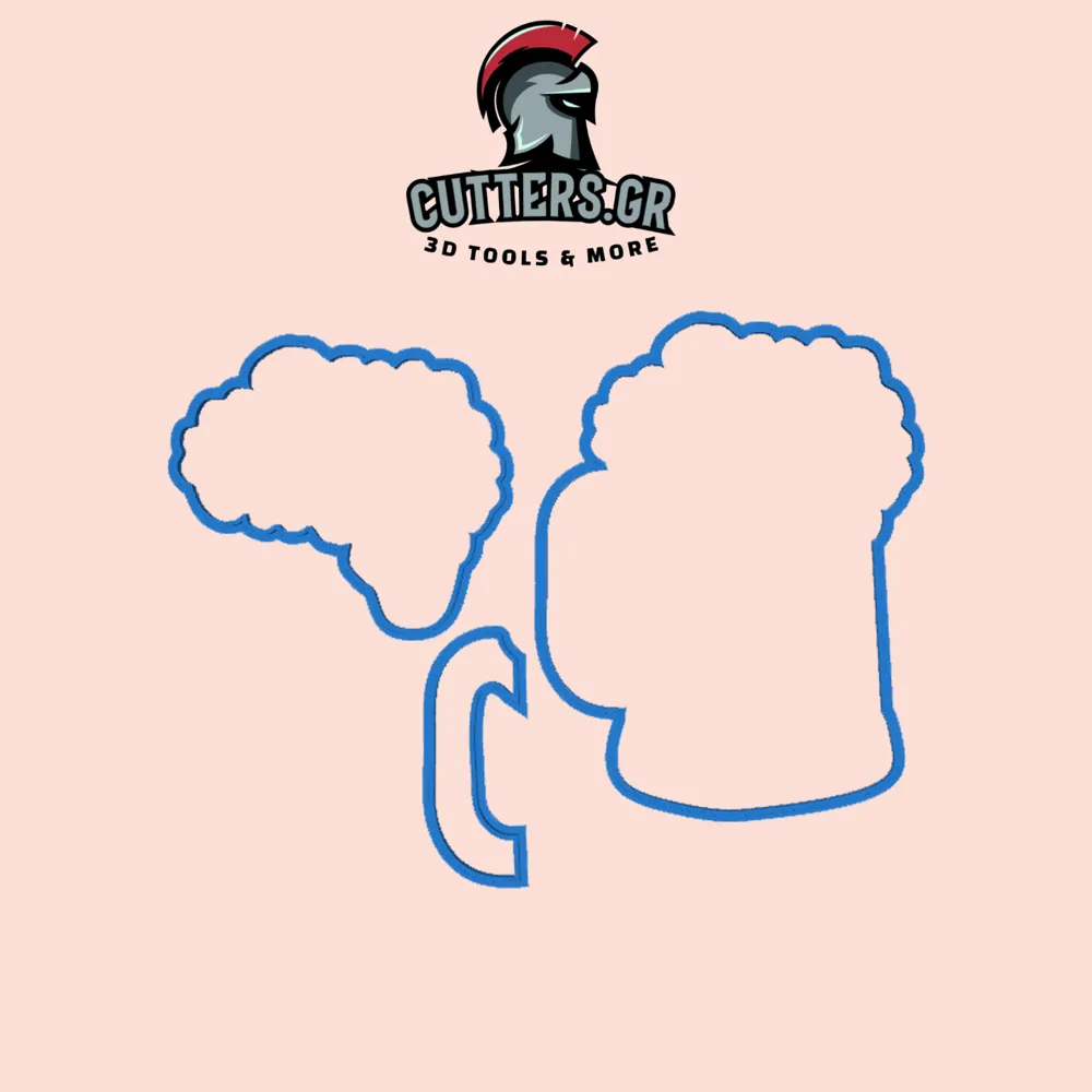 Cookie Cutter - Beer by Cutters.gr - MakerWorld