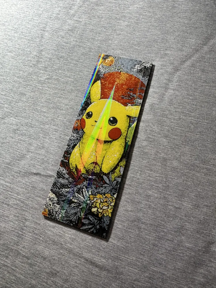 皮卡丘 1 书签 - Flatforge 来自 Hey Ben MakerWorld：免费下载 3D 模型