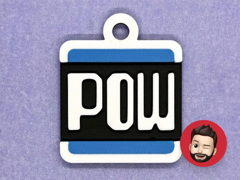 Mario Pow box keychain by nicodeimos - MakerWorld