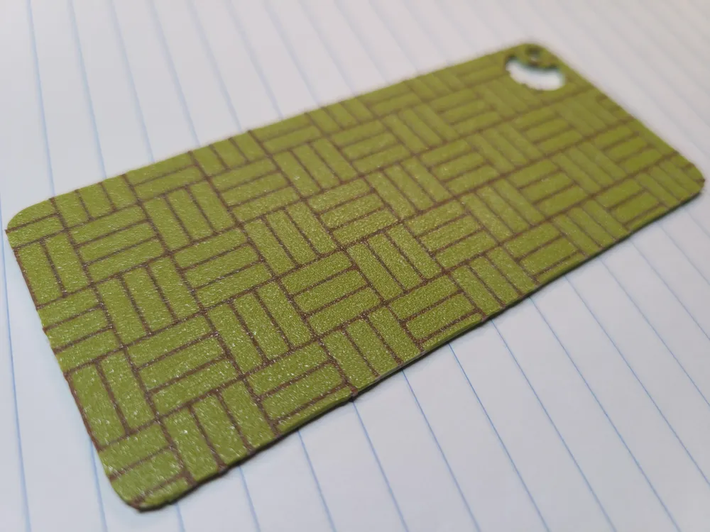 Square Pattern Filament Swatch - 2 Color by dietpeachfanta - MakerWorld