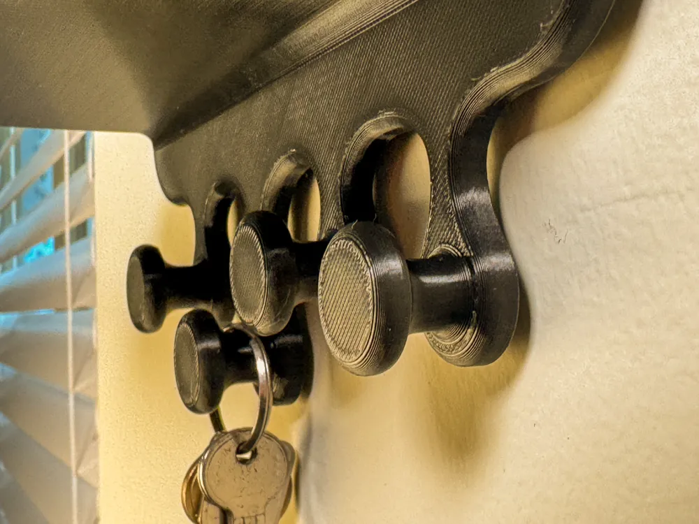 Drip Keys Shelf - Free 3D Print Model - MakerWorld