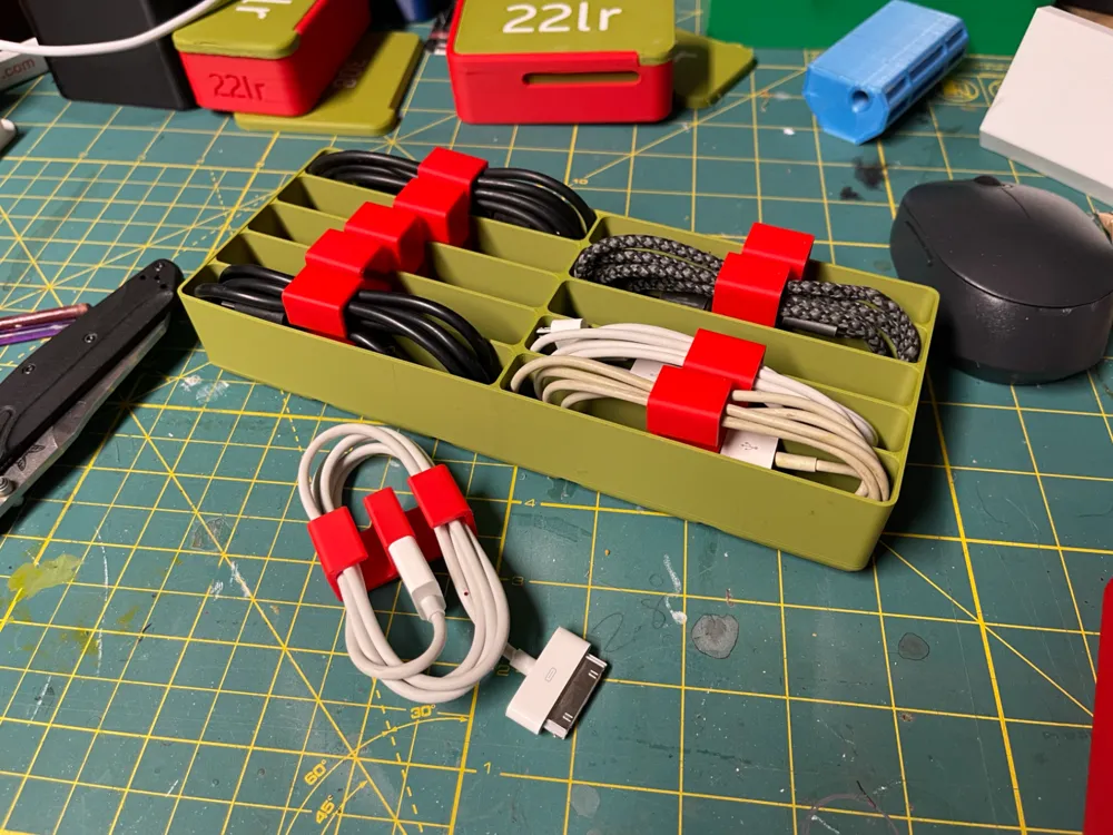 GridFinity Cable Organizer for 1m cables by UncleBumblefuk MakerWorld ...