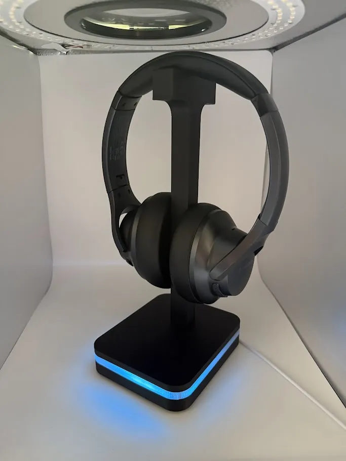 Modern Simple Headphone Stand with LED Base by ColinSmith978 MakerWorld ...