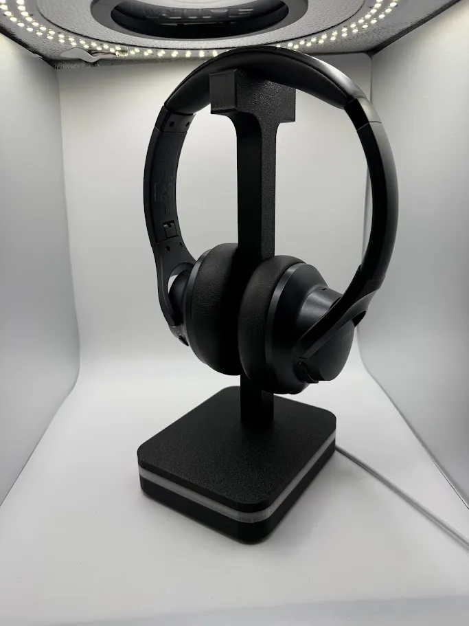 Modern Simple Headphone Stand with LED Base by ColinSmith978 MakerWorld ...