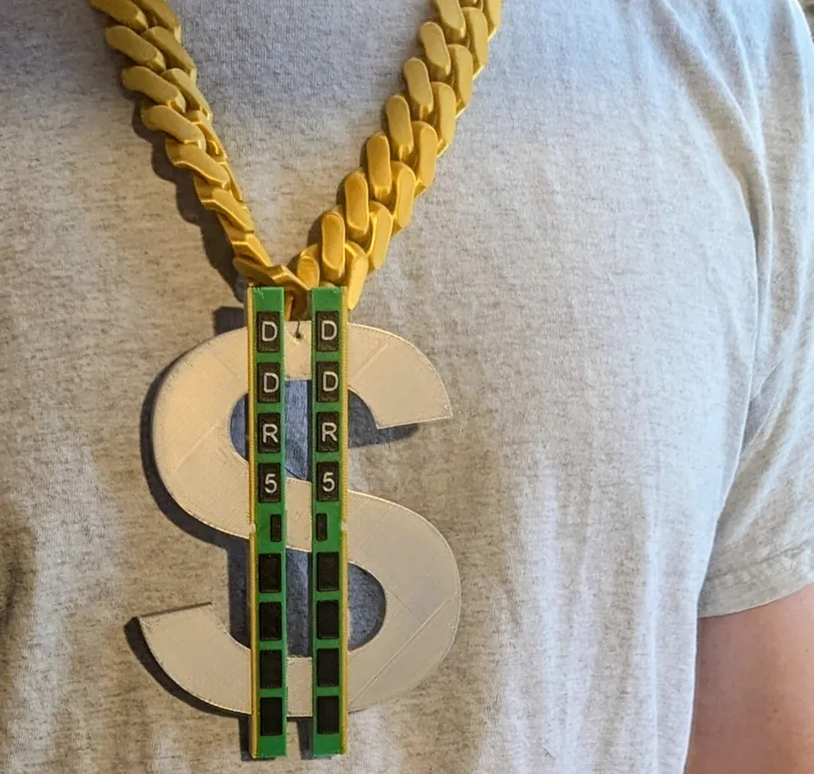 DDR 5 Money - Free 3D Print Model - MakerWorld