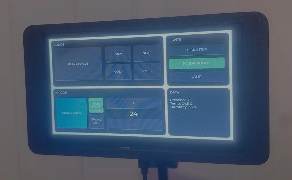 UEDX8048007OESP32 7 Inch LCD Screen Enclosure - Free 3D Print Model ...