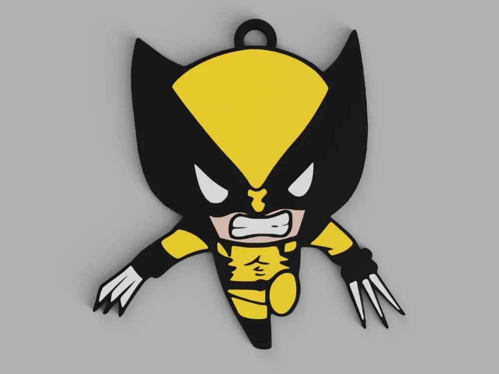 Wolverine keychain by jakubhroch - MakerWorld
