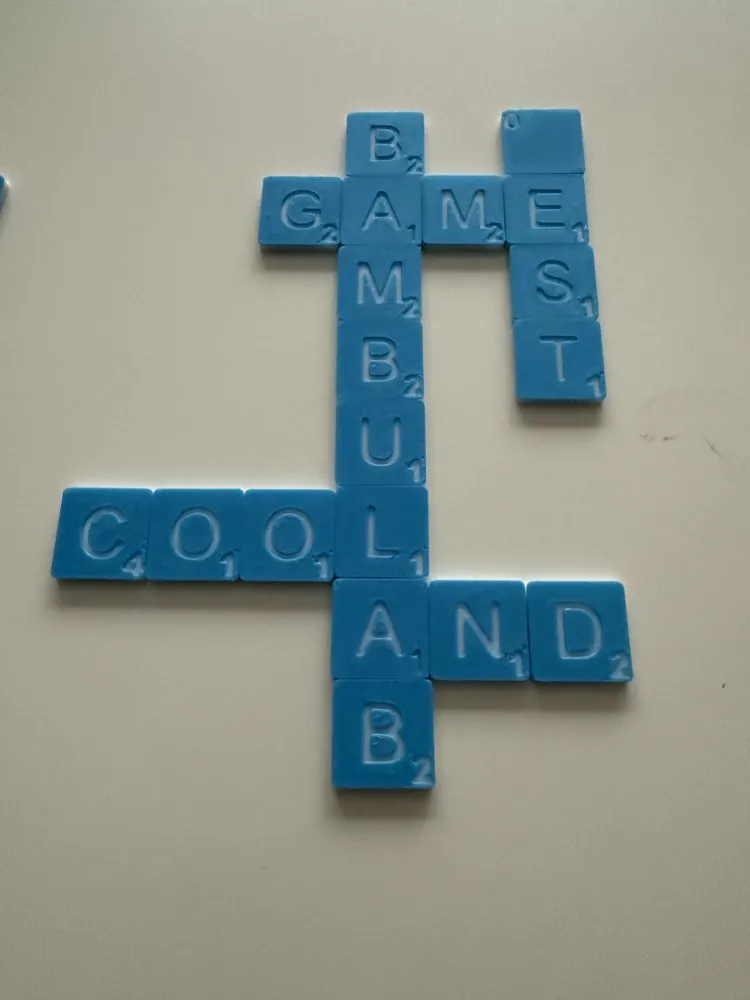 Customizable Scrabble Letter Game Cube Generator - Free 3D Print Model ...