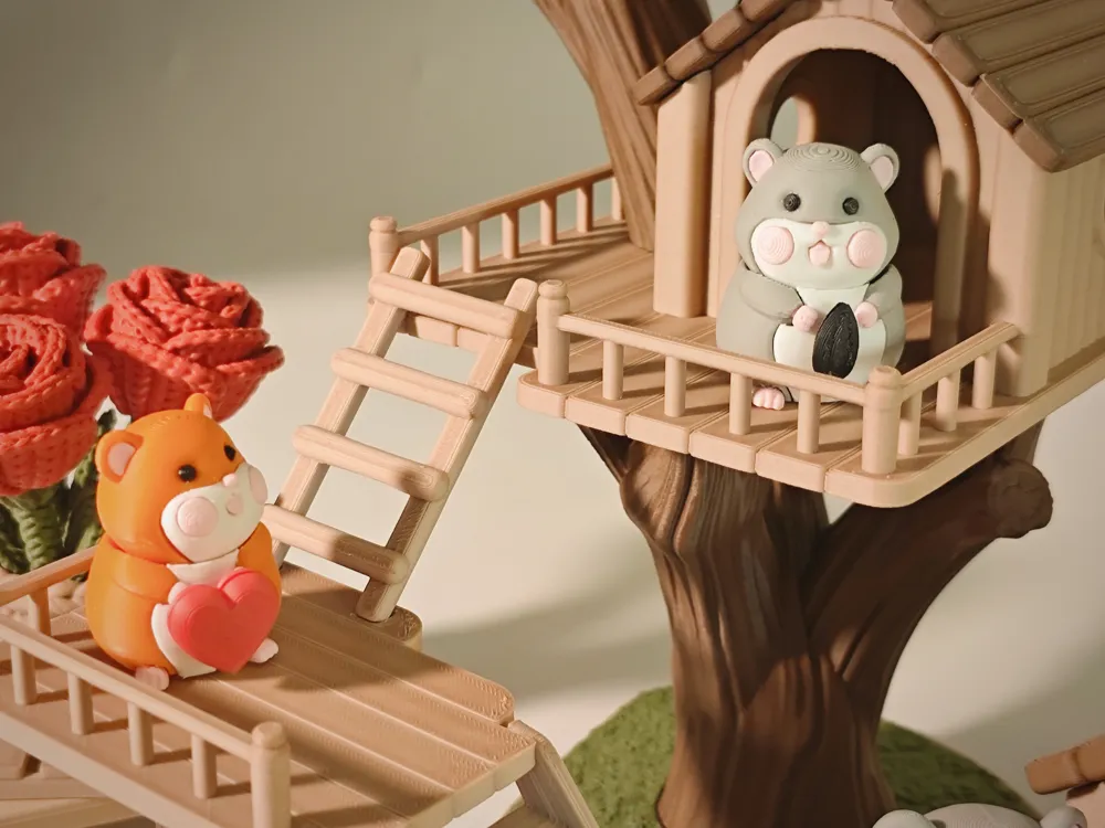 Treehouse Garden - Free 3D Print Model - MakerWorld