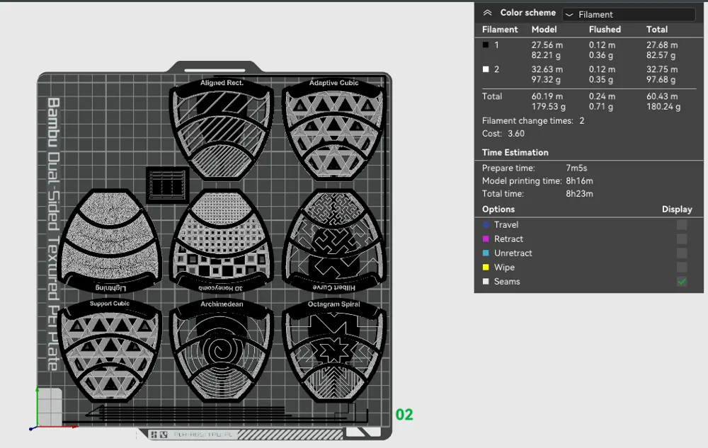 Bambu Labs Infill Patterns Remixed by Printman - MakerWorld