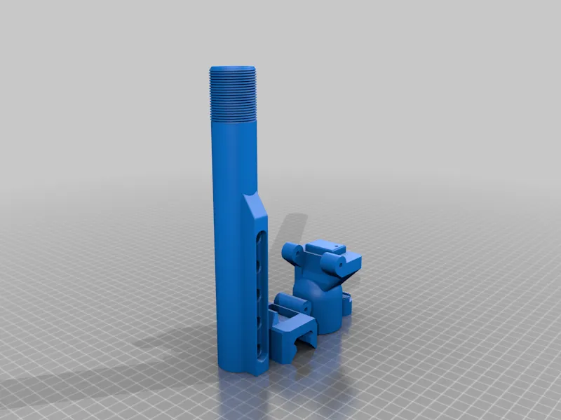 "Folding" P-Rail Buffer Stock (Fully Printed Version) by Dr.Mussy ...