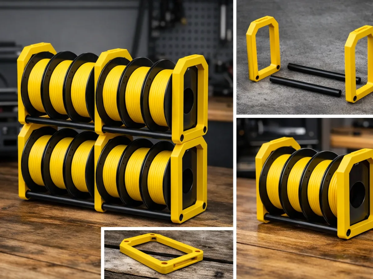 Modular Filament Rod Holder - Free 3D Print Model - MakerWorld
