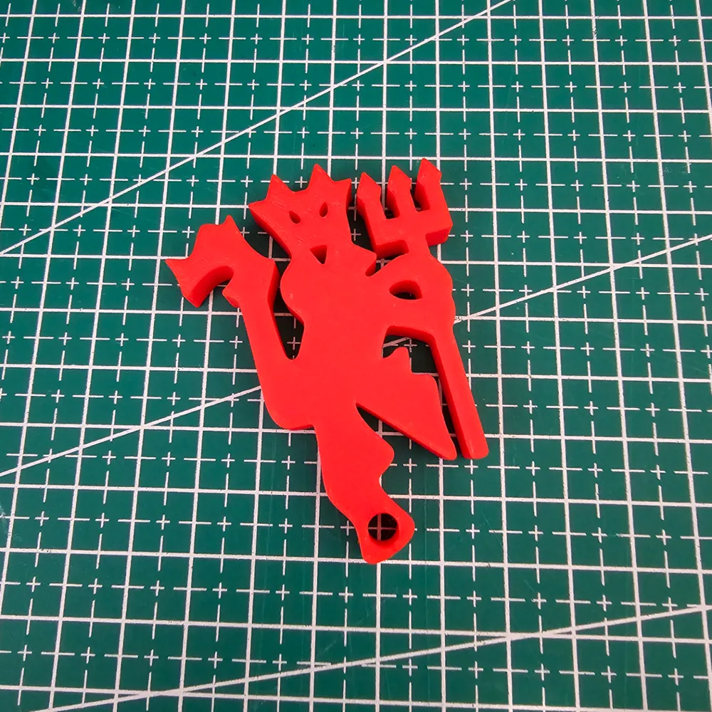 Manchester United Red Devil Keyring / Keychain by Gyroid - MakerWorld