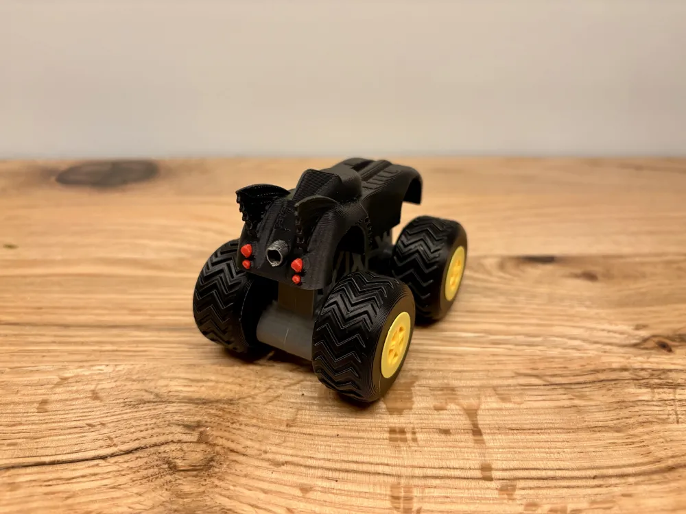 Monster Truck Toy - Batman Batmobile - Free 3D Print Model - MakerWorld