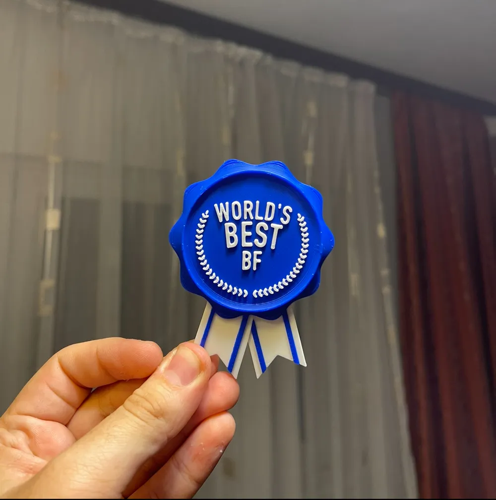 World's Best Boyfriend Medal by bogdan2435 - MakerWorld