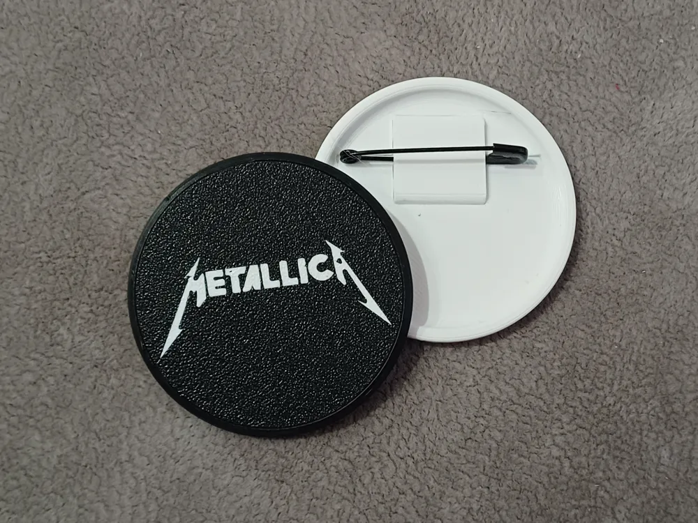 Metallica pin badge by Kiron 21 - MakerWorld