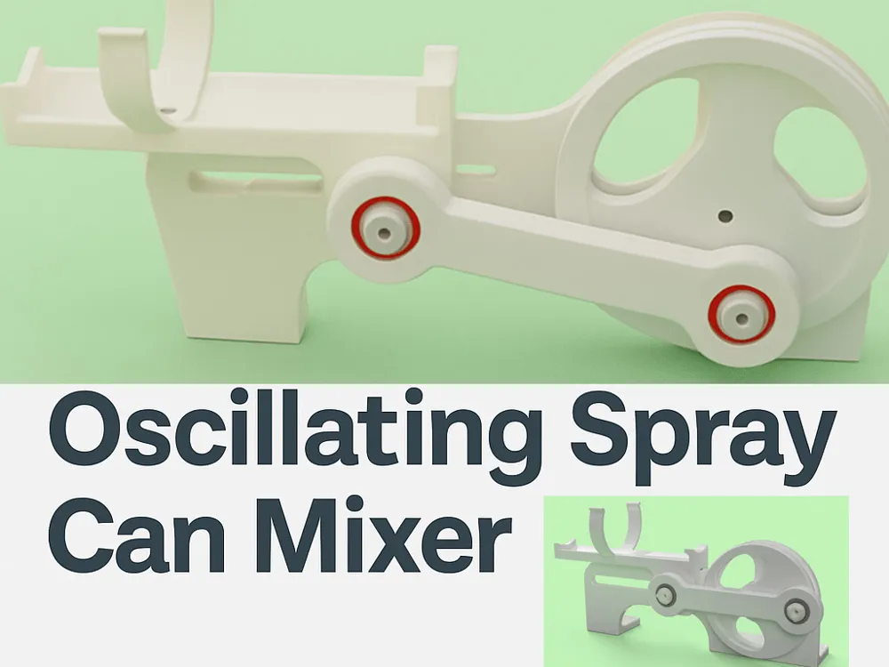 Oscillating Spray Can Mixer - Free 3D Print Model - MakerWorld