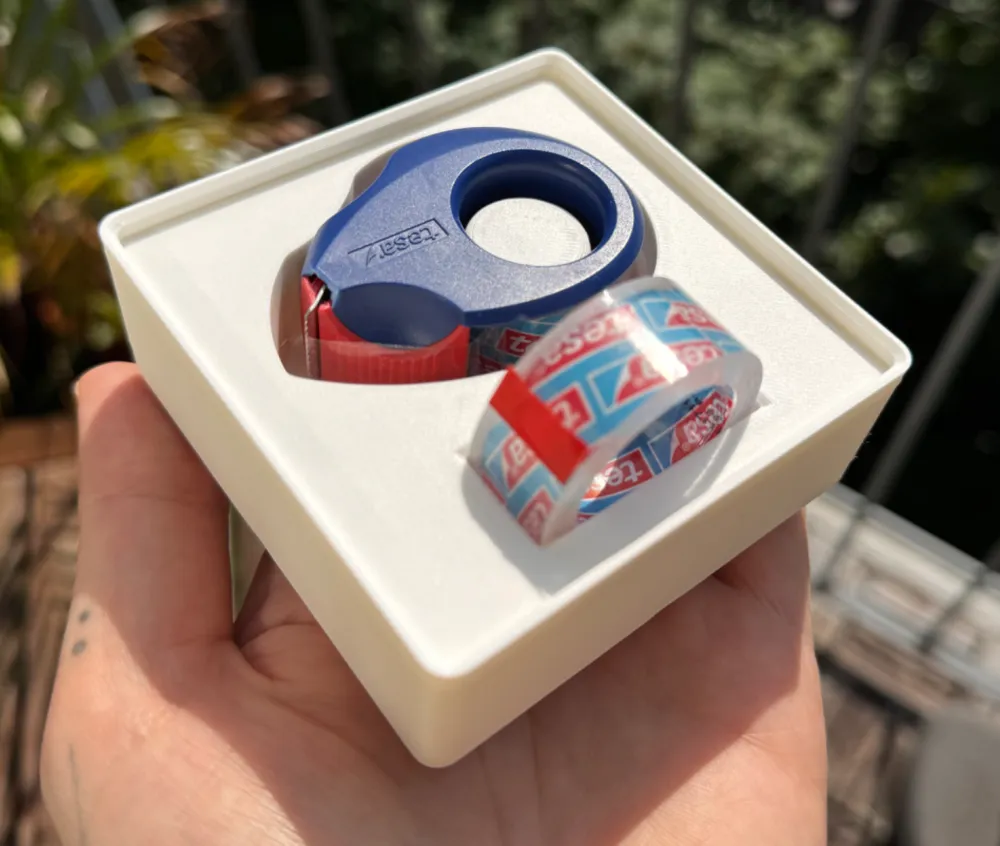 Tesa 2x2 Gridfinity 15/19mm Single/Double Spool by Kom - MakerWorld