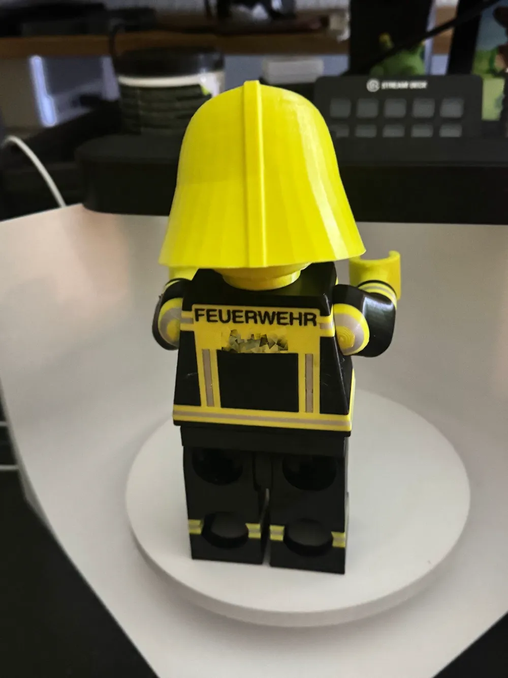 Large Brick Firefighter (German edition, Feuerwehr) by leving ...