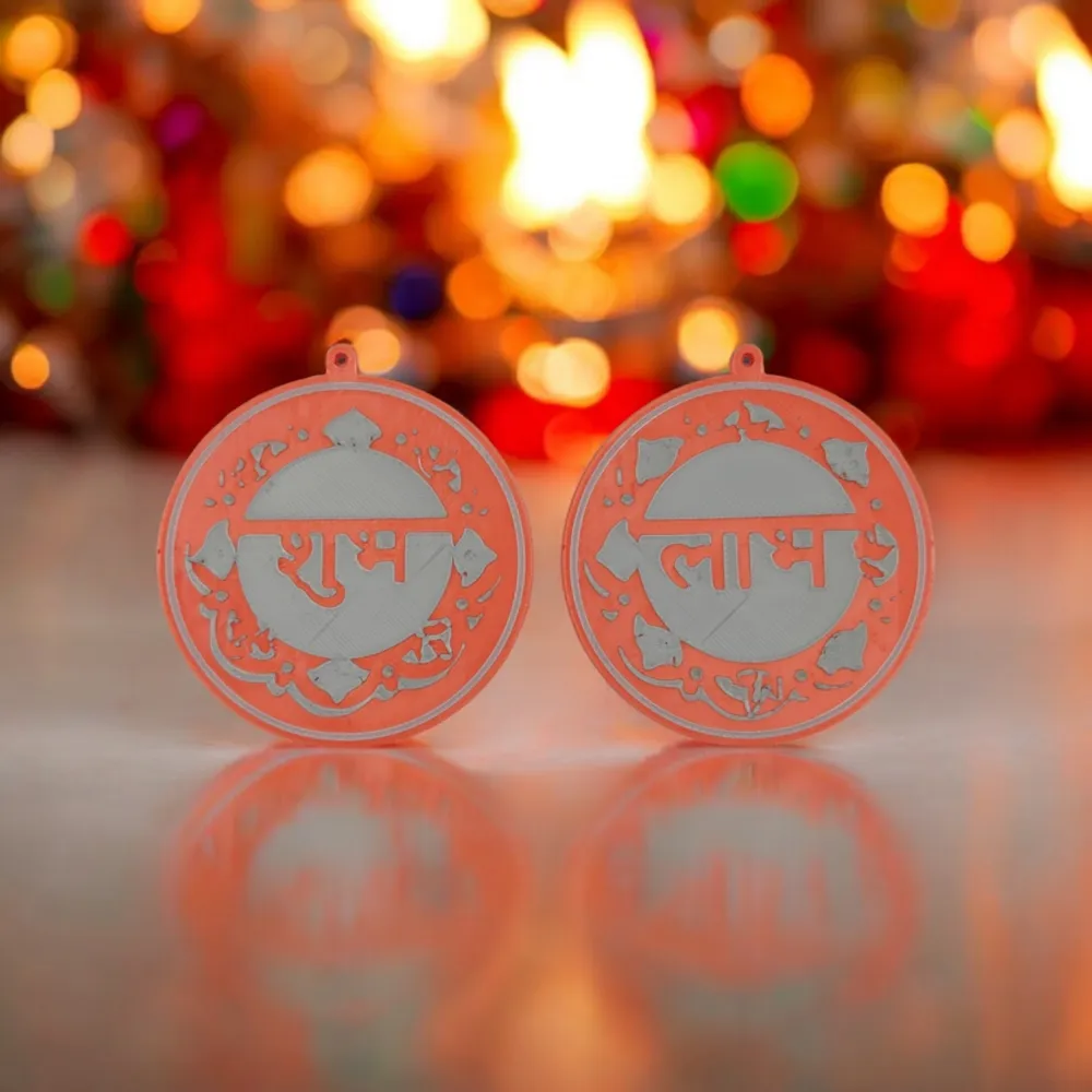 Shubh Labh Diwali Decor / KeyChains by filamentsandthings MakerWorld ...