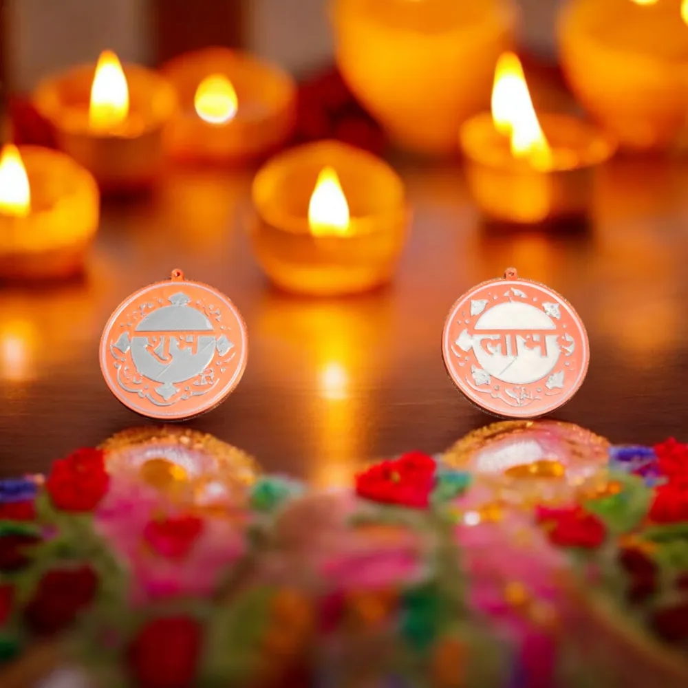 Shubh Labh Diwali Decor / KeyChains by filamentsandthings MakerWorld ...
