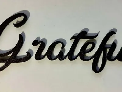 Grateful Wall Art - Free 3D Print Model - MakerWorld