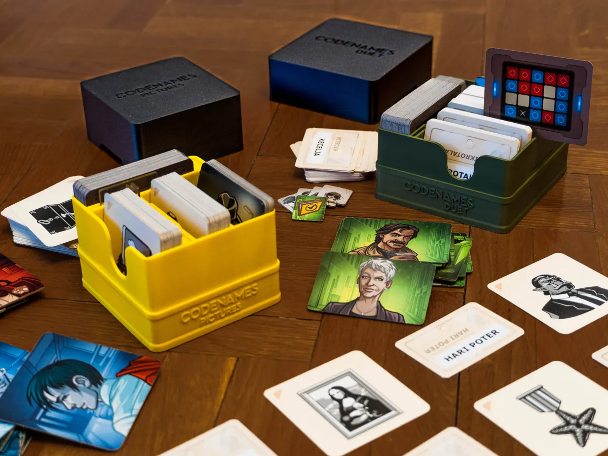 Codenames - Travel Box (All Editions) - Free 3D Print Model - MakerWorld