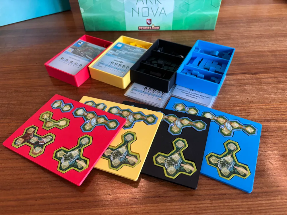 Ark Nova Deluxe Insert – Expanded Remix (v1.2) Remixed by Rune MakerWorld: Download Free 3D Models