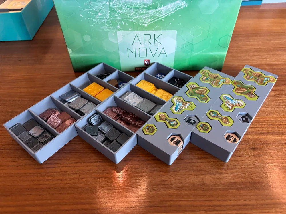 Ark Nova Deluxe Insert – Expanded Remix (v1.2) Remixed by Rune MakerWorld: Download Free 3D Models