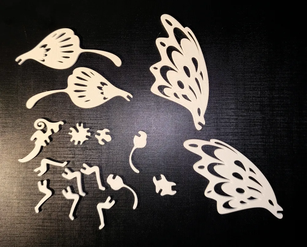 Butterfly Assembly Puzzle – 3D Printable Model - Free 3D Print Model ...