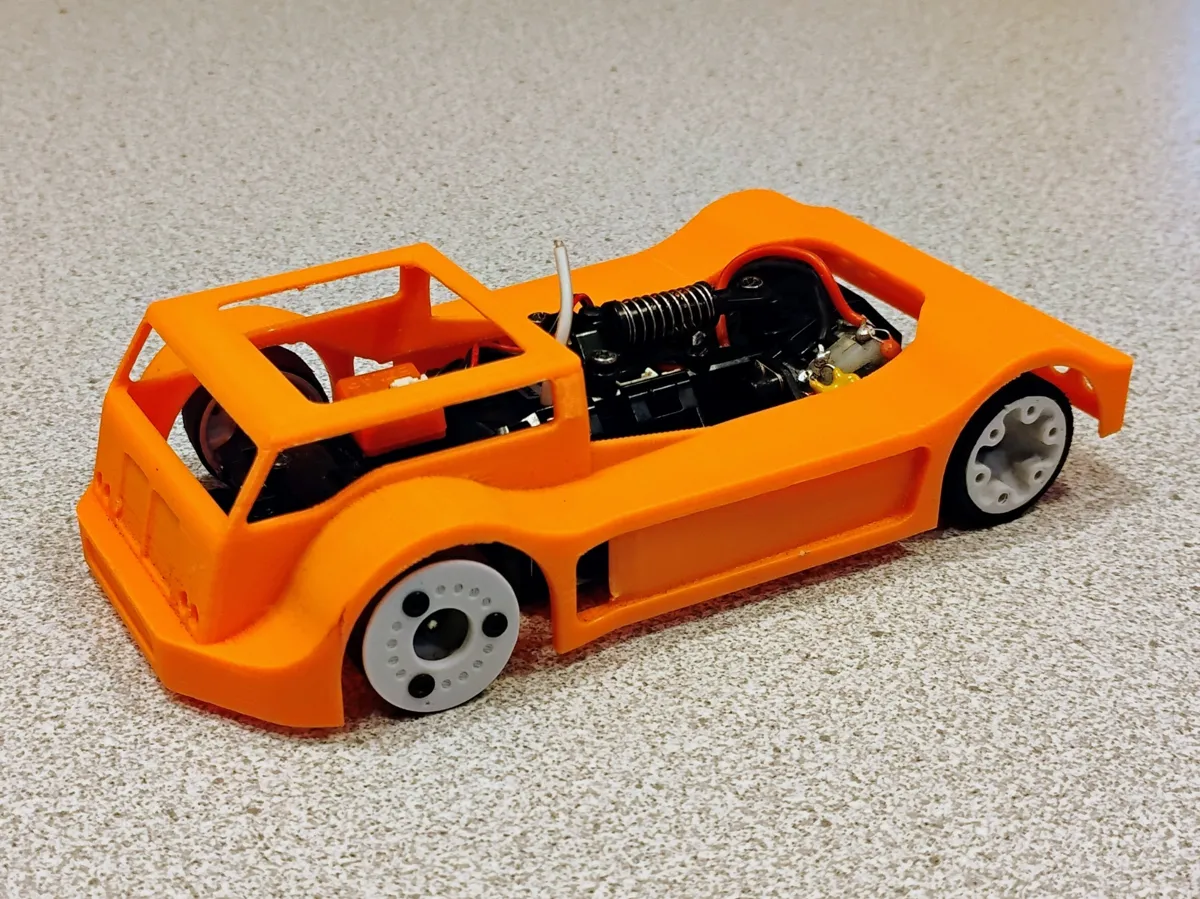 Truck body for 98mm Mini-Z - forward cab config - Free 3D Print Model ...