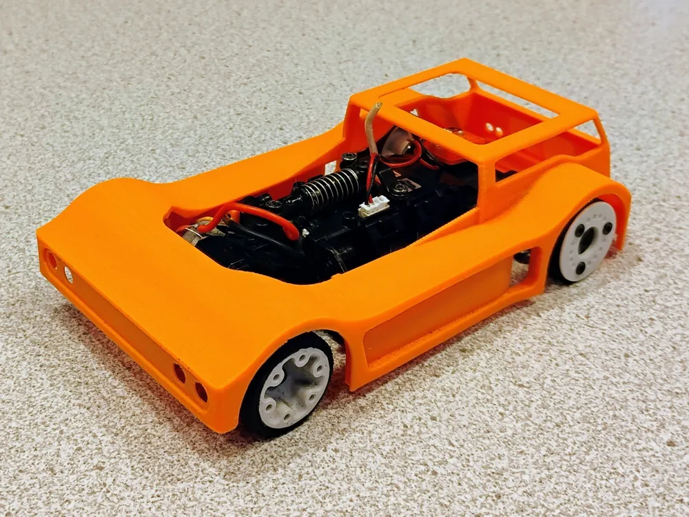 Truck body for 98mm Mini-Z - forward cab config - Free 3D Print Model ...