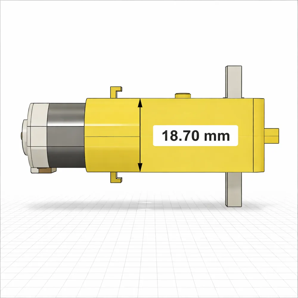 Arduino DC Gear Motor – Compact Base Reference - Free 3D Print Model ...