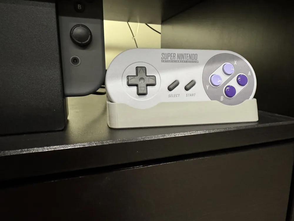 SNES Super Nintendo Controller Display Stand Remixed by jeffde ...