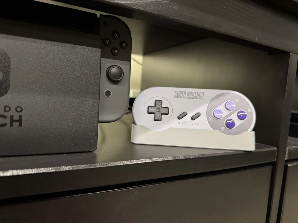 SNES Super Nintendo Controller Display Stand Remixed by jeffde ...
