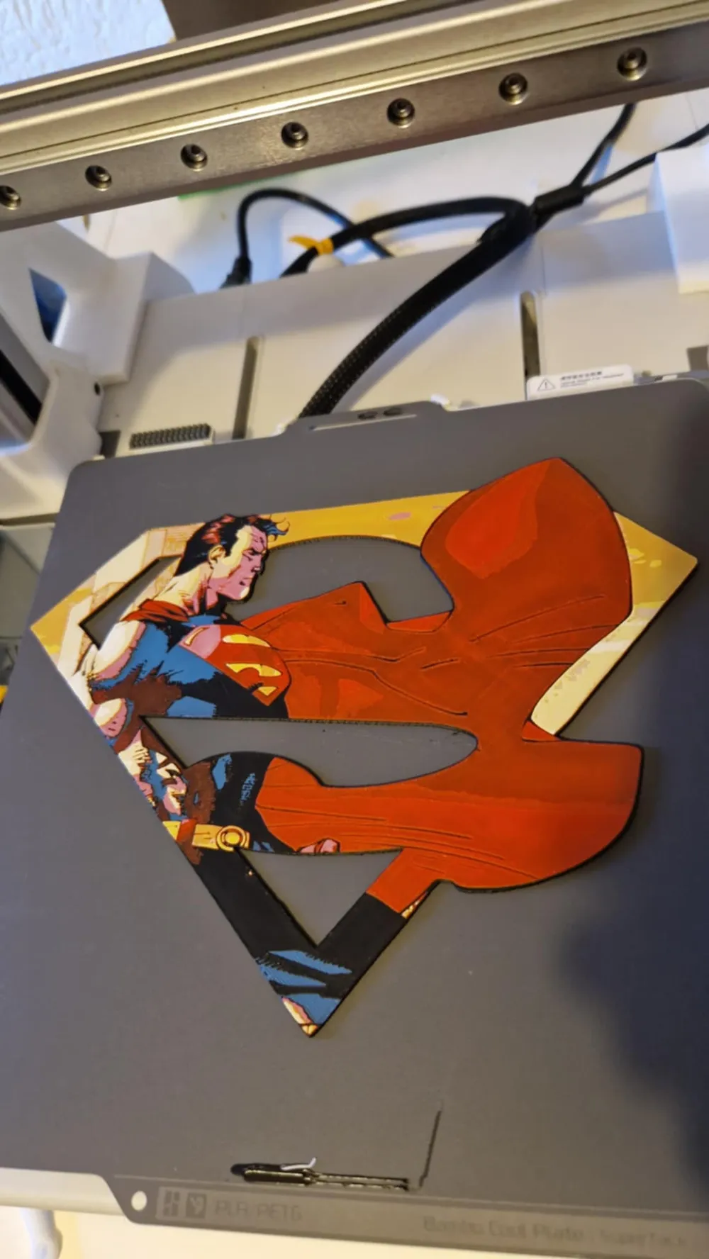 Superman Hueforge - Logo S by Dakiren MakerWorld: Download Free 3D Models