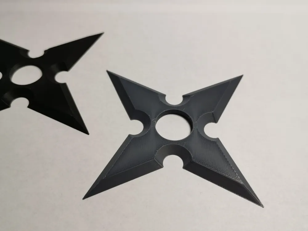 4 Point Ninja Star Shuriken Display Model - Free 3D Print Model ...