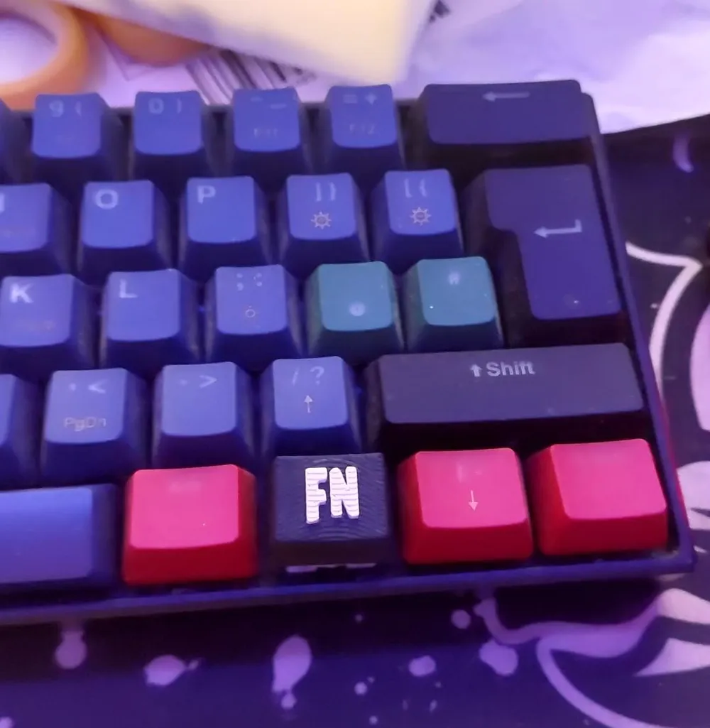 Fortnite Logo Key cap ctrl MX Compatible Switches - Free 3D Print Model ...