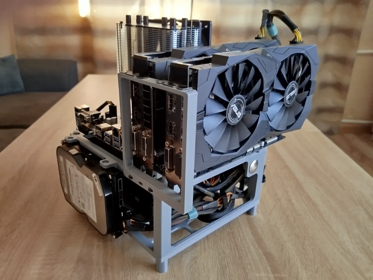 PC Test Bench Case mATX ITX by Maker_3DP MakerWorld: Download Free 3D ...