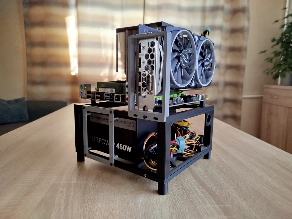 PC Test Bench Case mATX ITX by Maker_3DP MakerWorld: Download Free 3D ...