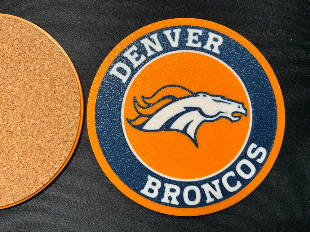 Denver Broncos Coaster by Galaxy3DPrinting MakerWorld: Download Free 3D ...