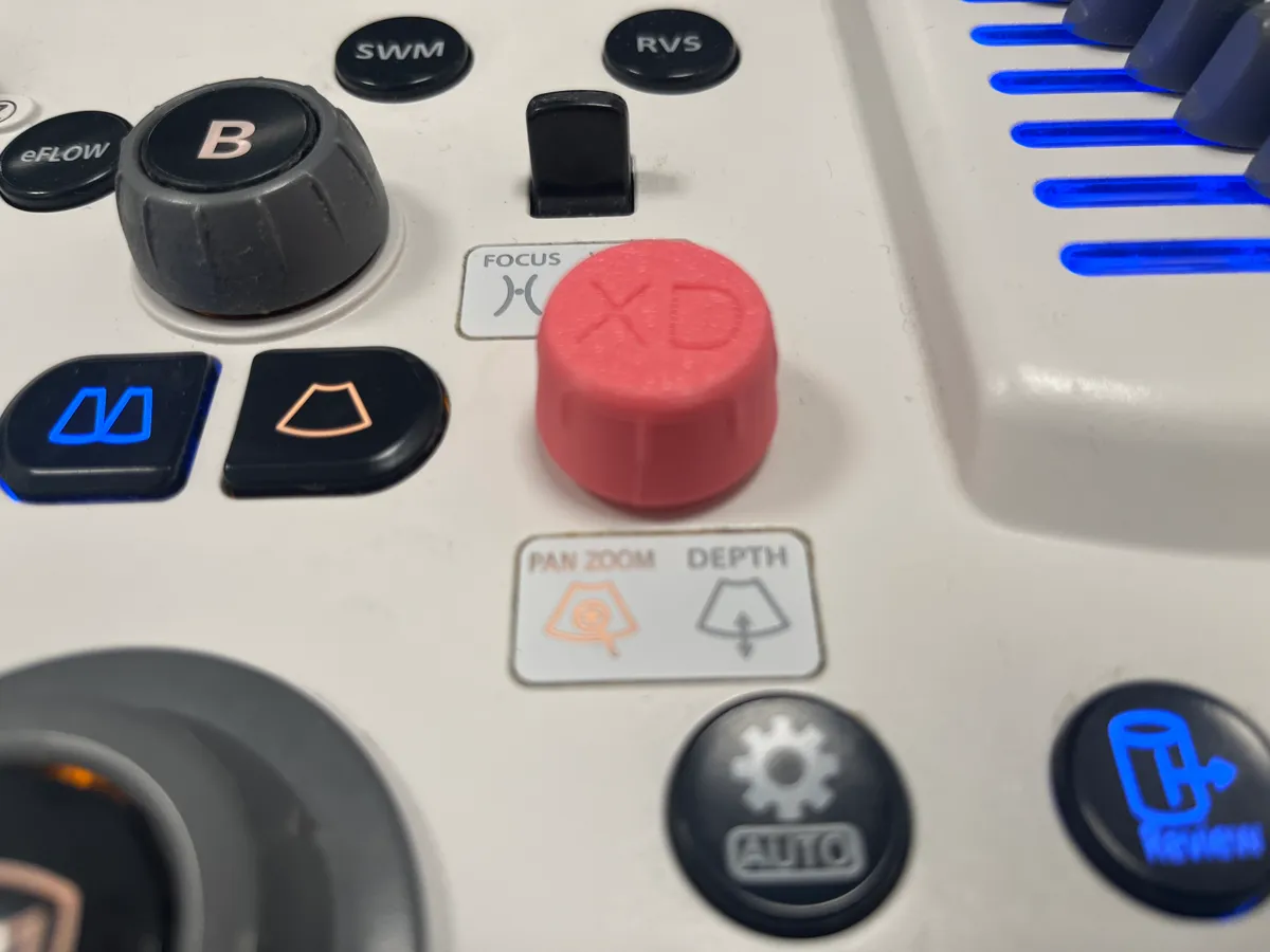 Aloka Arietta 850 Depth Button - Free 3D Print Model - MakerWorld