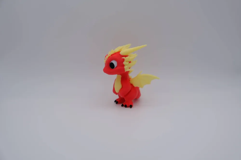 Fire Dragon *small* by JakeLawson3D - MakerWorld