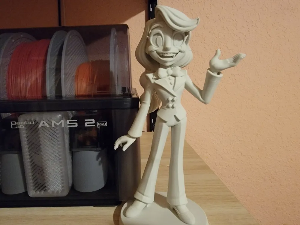 Charlie Morningstar Figurine - Hazbin Hotel - Free 3D Print Model ...