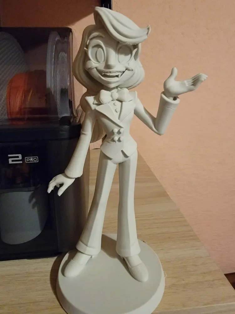 Charlie Morningstar Figurine - Hazbin Hotel - Free 3D Print Model ...